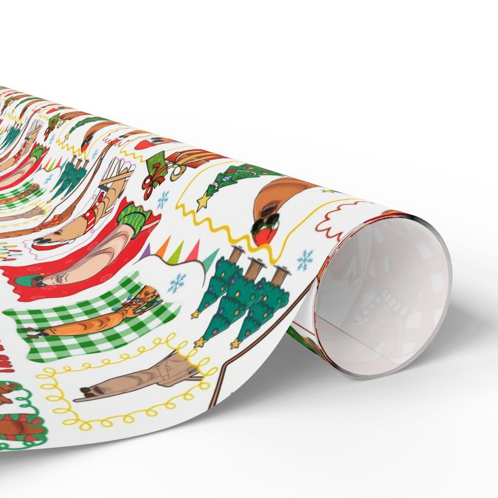 Marcus The Worm Wrapping Paper - Fancydazy