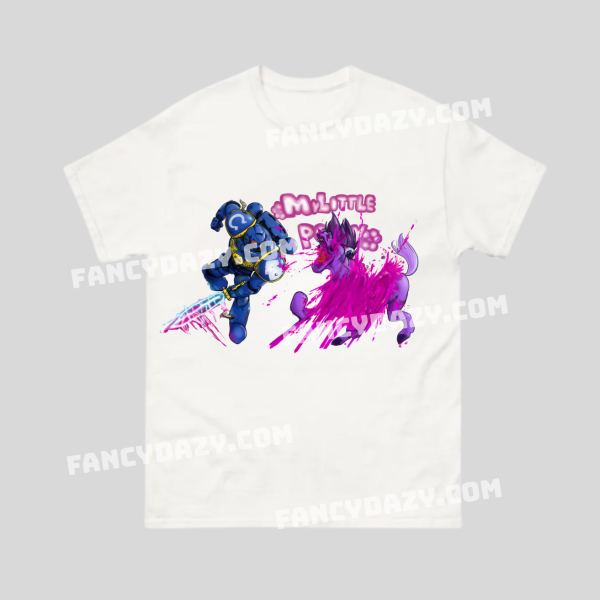 Parody My Little Pony Graphic Tee, Warhammer 40K Meme Shirt - Fancydazy